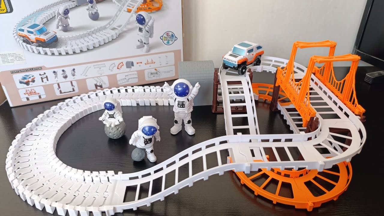 9 Minutes Satisfying With Unboxing DIY Education Outer Space Track ...