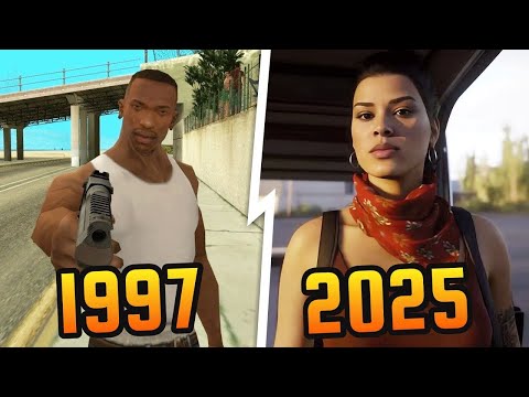 Evolution of Grand Theft Auto (1997-2025)