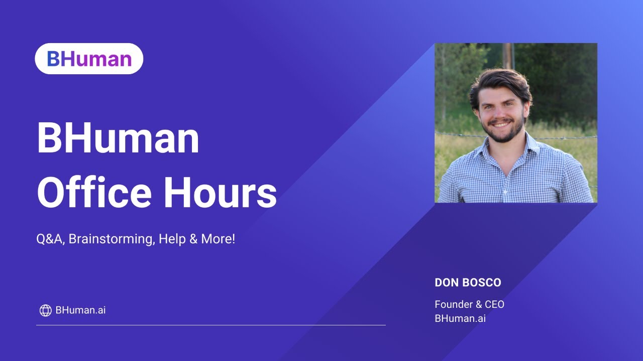 BHuman Office Hours - YouTube