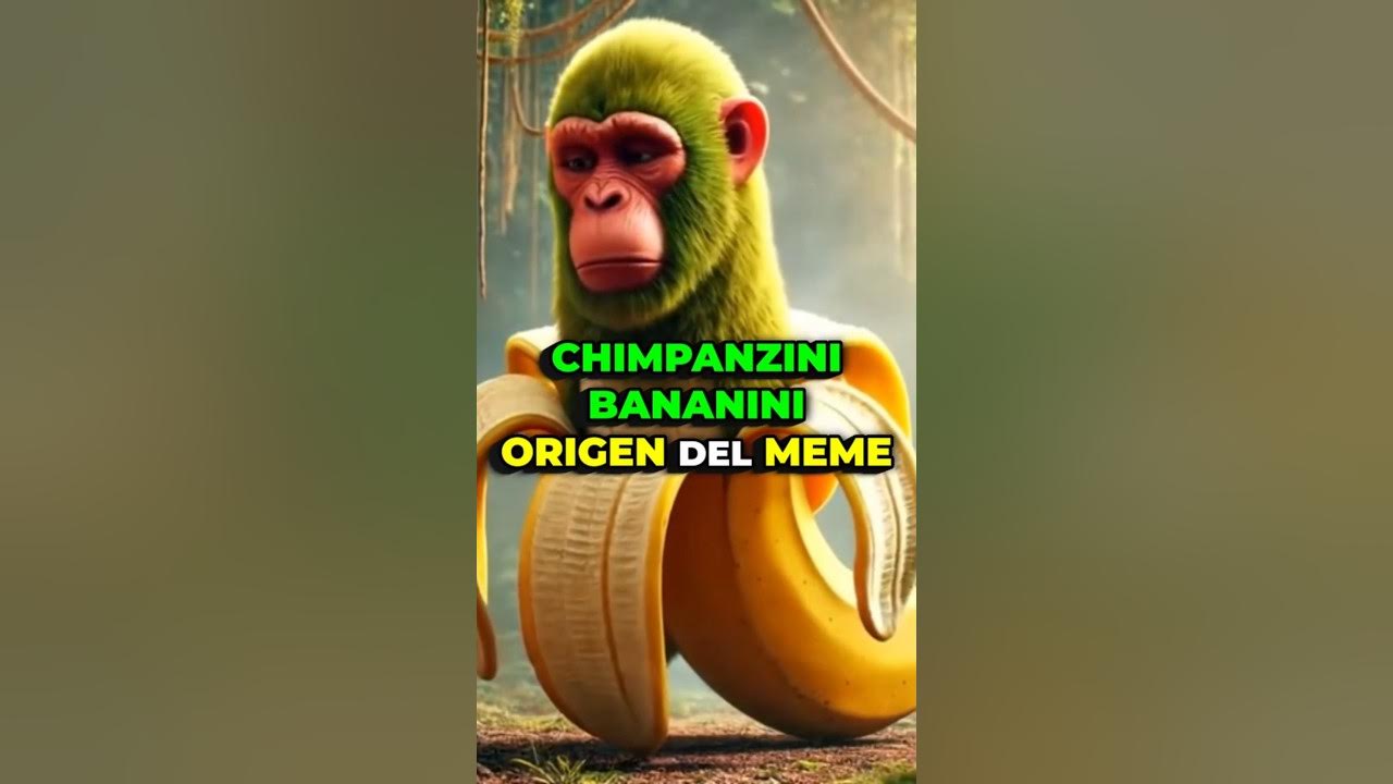 CHIMPANZINI BANANINI ORIGEN del MEME - El Brainrot Italiano del Mono Chimpancé Banana - YouTube