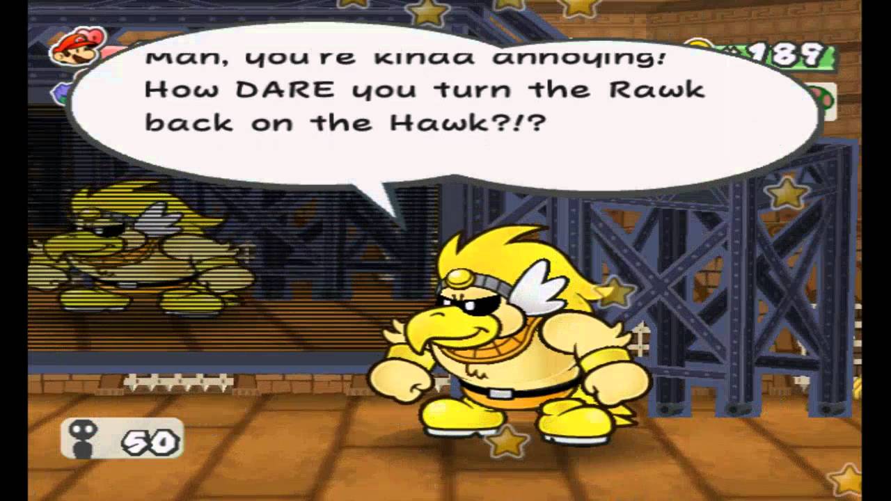 Paper Mario TTYD: Rawk Hawk - YouTube