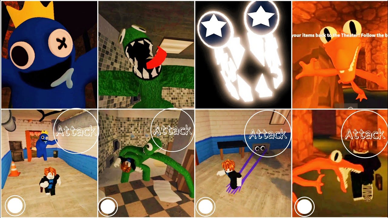 what if i become every one in rainbow friends 1 all monster jumpscare # ...