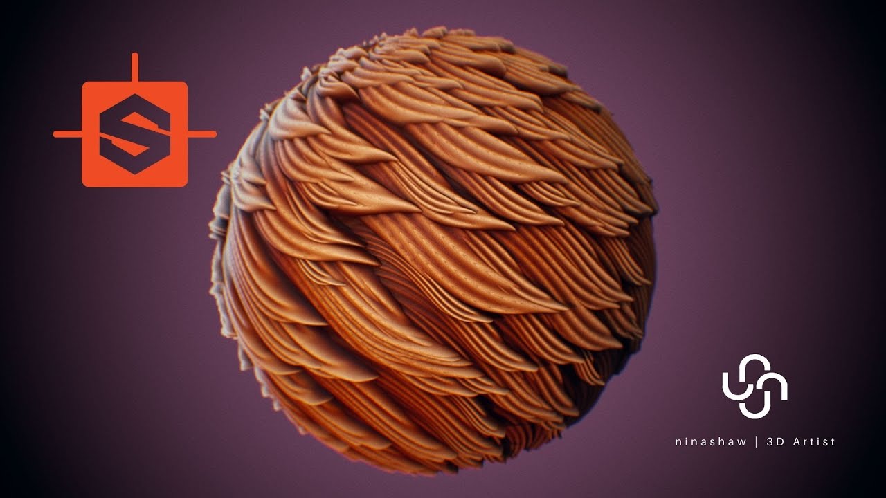 TIMELAPSE | Substance Designer Tutorial l Stylized Fur - YouTube