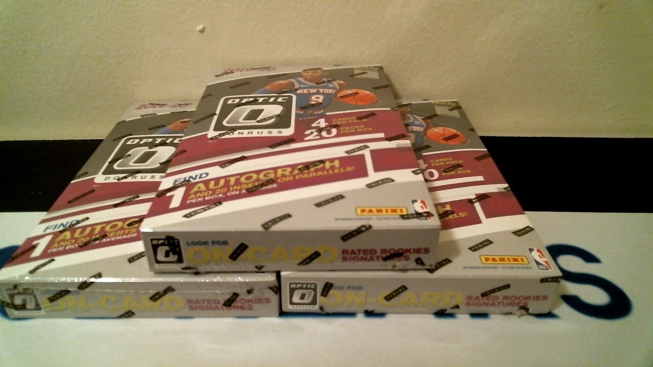 2019-20 Optic 3 hobby box 1/4 case break #1 - YouTube
