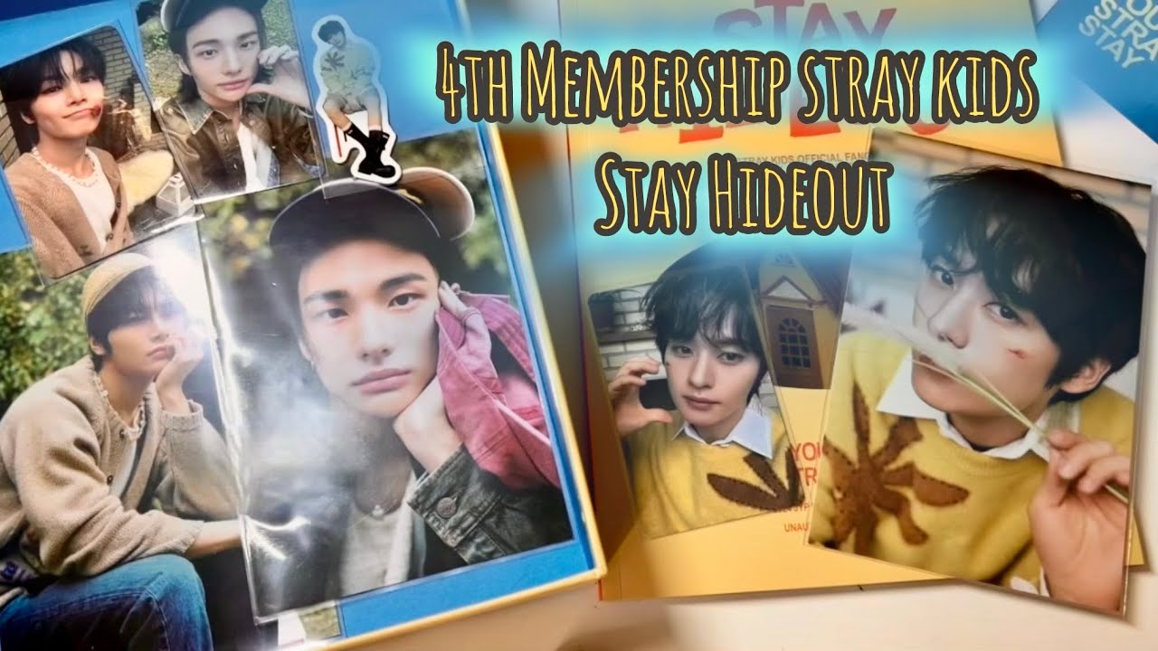 Распаковка 4th Membership Stray Kids — Stay Hideout - YouTube