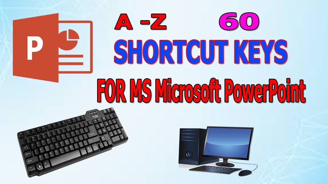 Top All 60 Keyboard Shortcuts Microsoft PowerPoint 2020 | keyboard ...