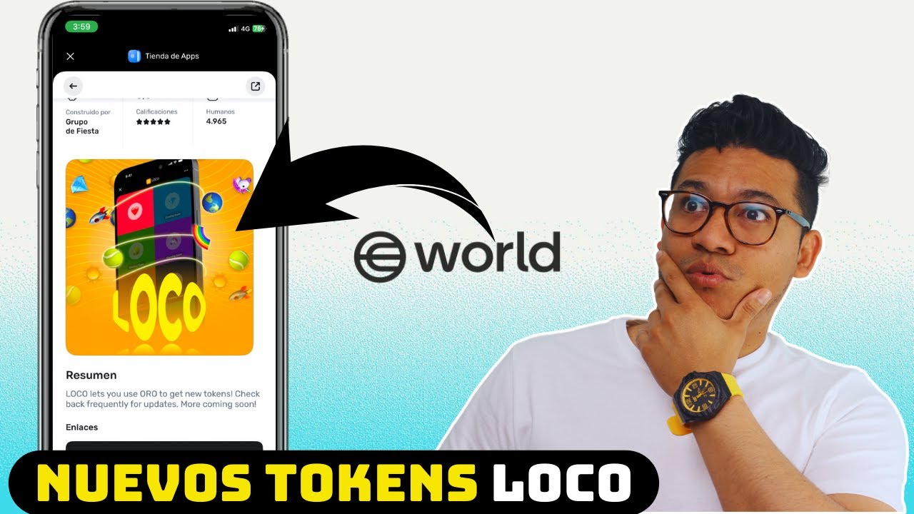 WorldCoin Nuevos Tokens Mini App LOCO Desde la App de Worldcoin - YouTube