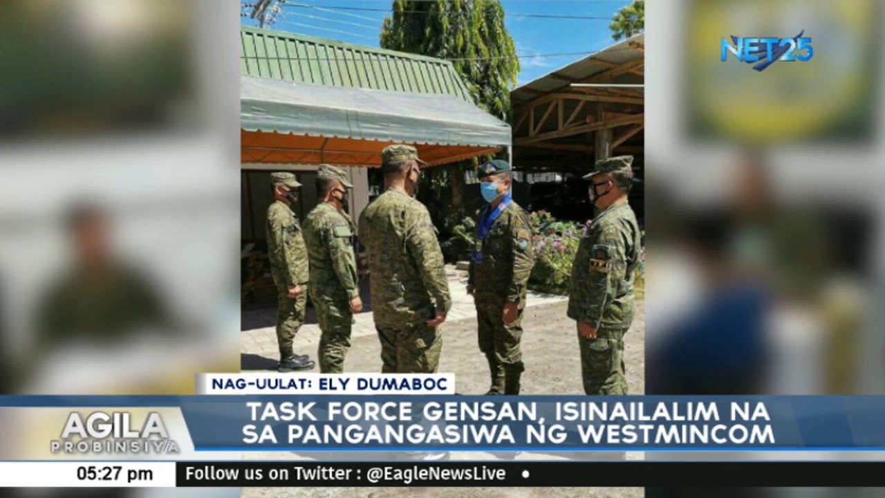 Task Force GenSan, isinailalim na sa pangangasiwa ng WESTMINCOM - YouTube