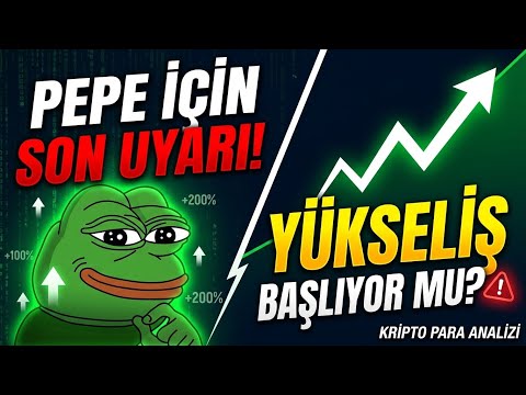 Pepe Coin Son Dakika:🚨 PEPE COIN İÇİN SON UYARI! Yükseliş Dalgası Başlıyor mu?