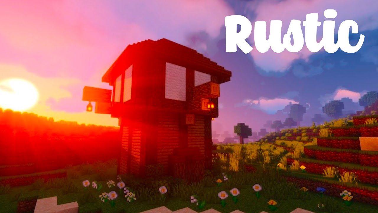 Rustic Tower Tutorial in Minecraft - YouTube