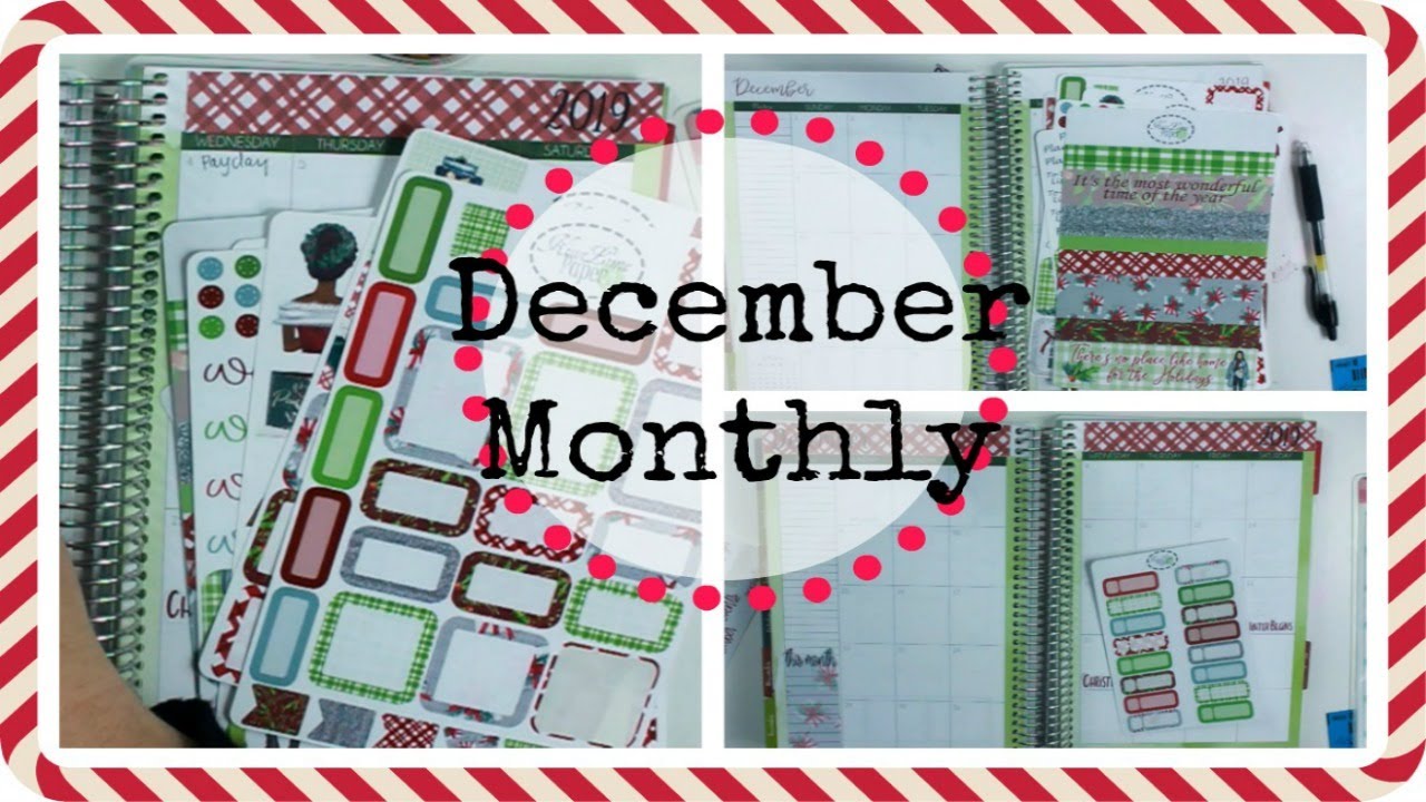 DECEMBER MONTHLY PLAN WITH ME || LEAFY TREETOP PLANNER || FT ...