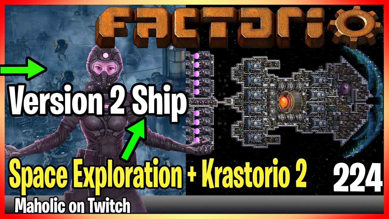 ⚙️Factorio Space Exploration & Krastorio 2 Mod 🏭 ️Test Flight Victory ...