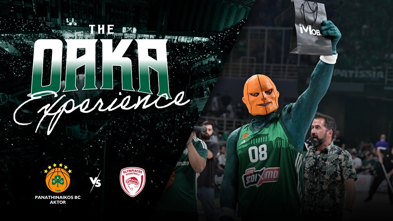 The OAKA experience vs Olympiakos ☘️ - YouTube