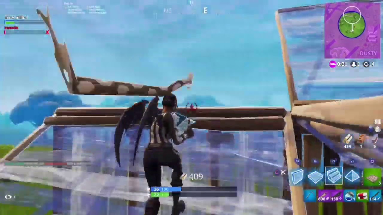 washed up trash can ps4 fortnite player - YouTube