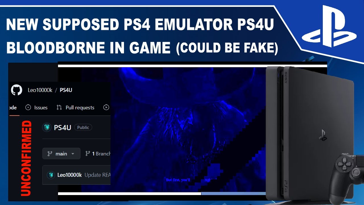 New PS4 Emulator PS4U Has Bloodborne in-Game | Unconfirmed - YouTube