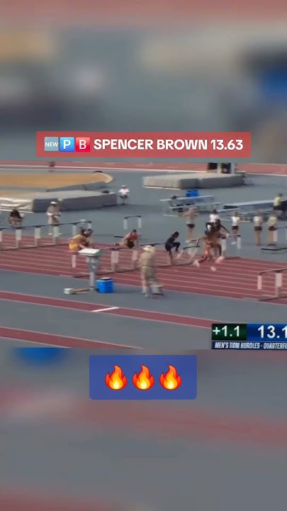 SPENCER BROWN 13.63 i novi osobni rekord i 2.rezultata svih vremena u Hrvatskoj na 110m prepone ...