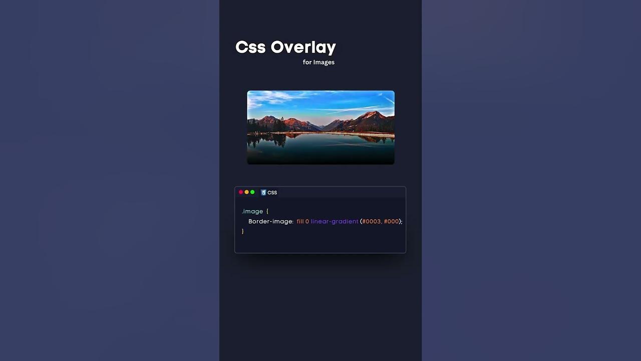 css overlay - YouTube