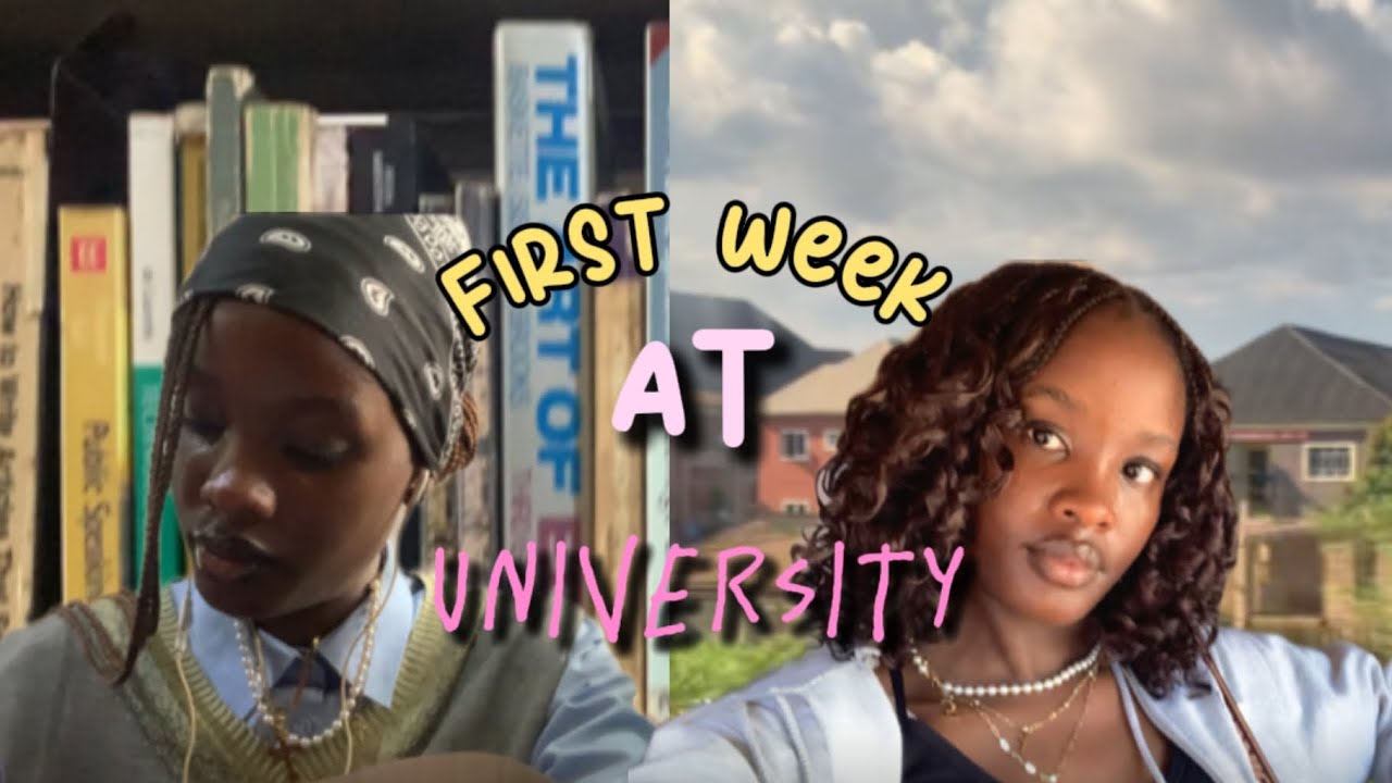 My first week of University 🌸 - YouTube