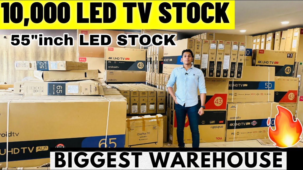 55”inch BIGGEST WAREHOUSE🔥10,000 LED TV STOCK🔥Brand Warranty | Open Box ...