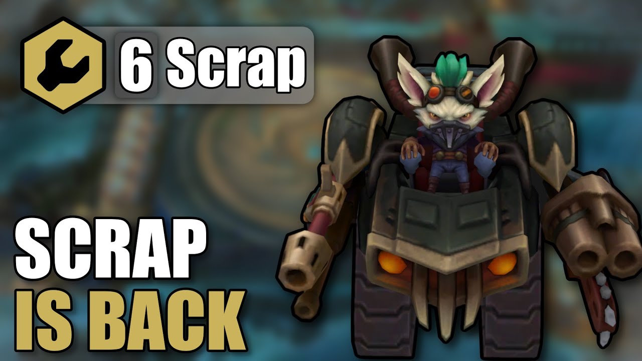 SCRAP is back in TFT | TFT Set 13 Into the Arcane - YouTube