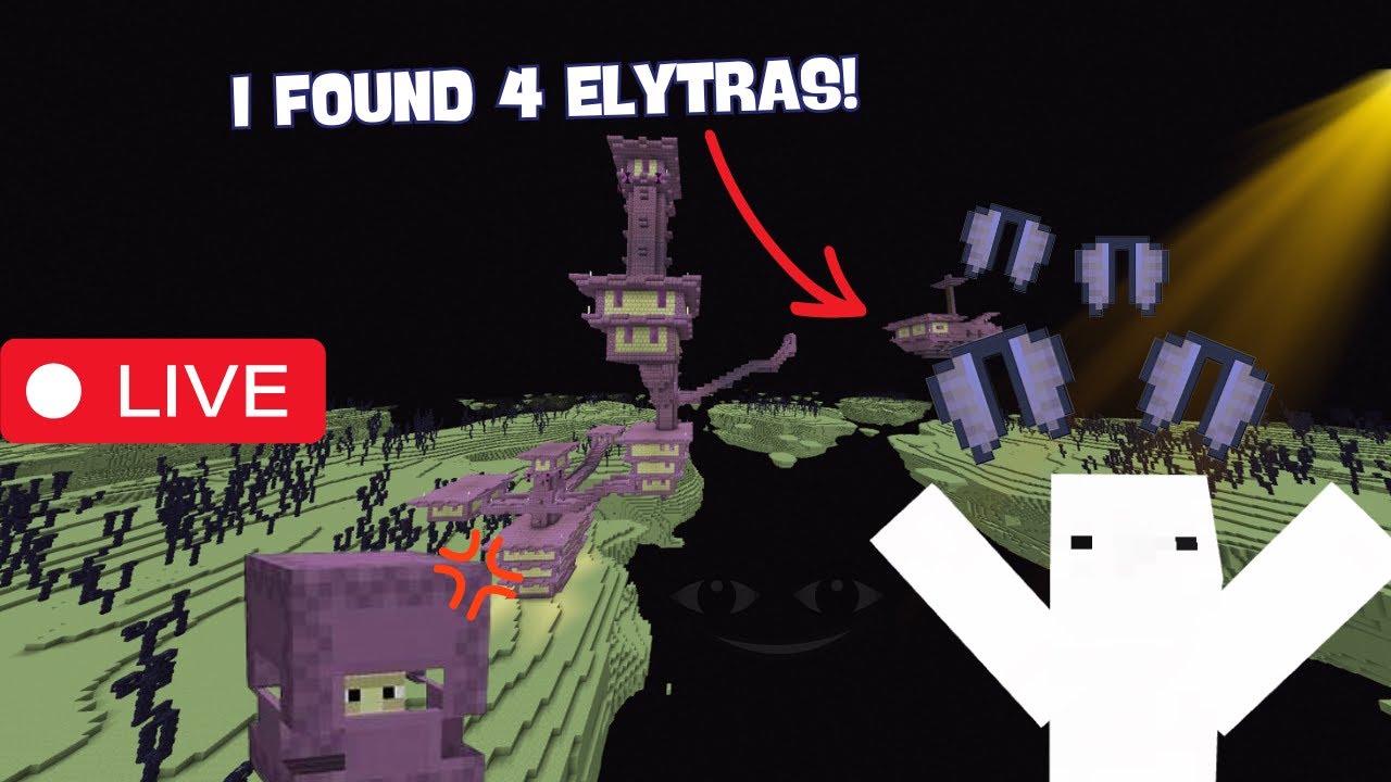 Minecraft - I FOUND ELYTRAS - YouTube