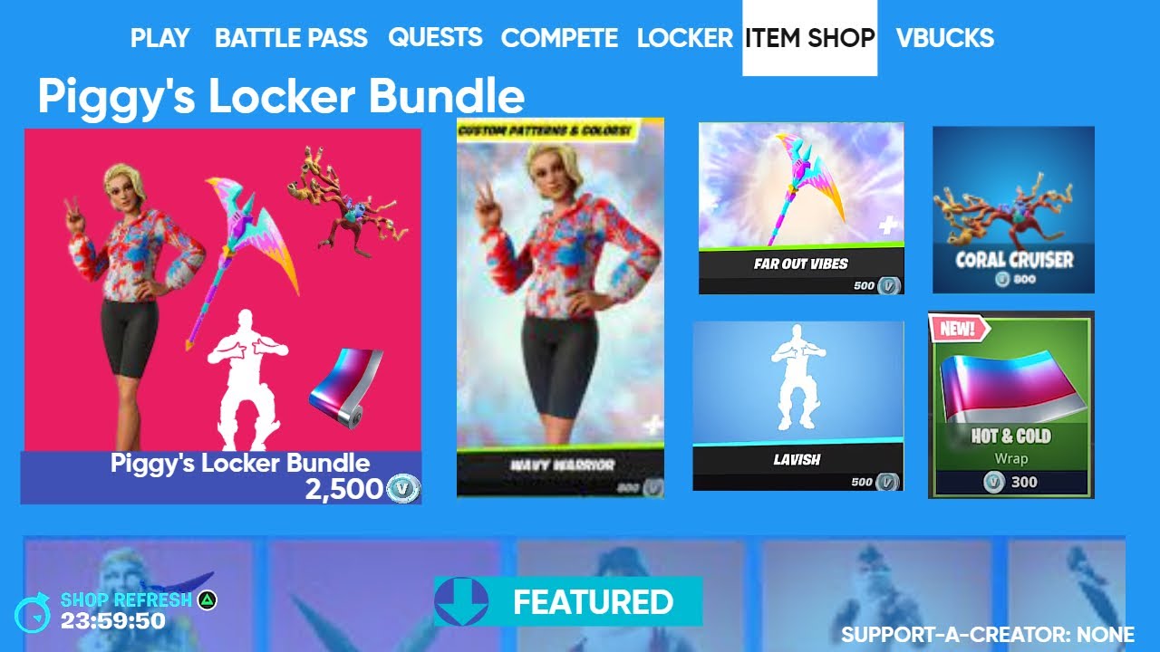 What I would put in my Fortnite Locker Bundle (Concept) - YouTube