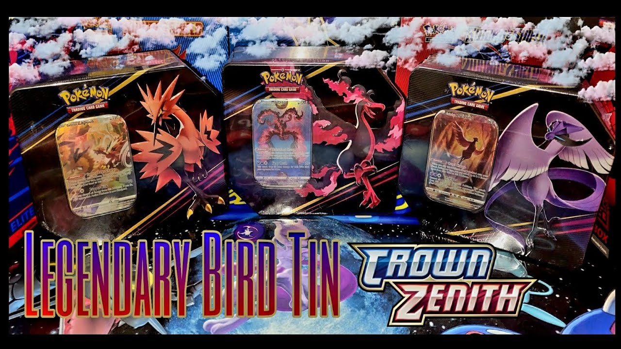 CROWN ZENITH LEGENDARY BIRD TINS!!! - YouTube