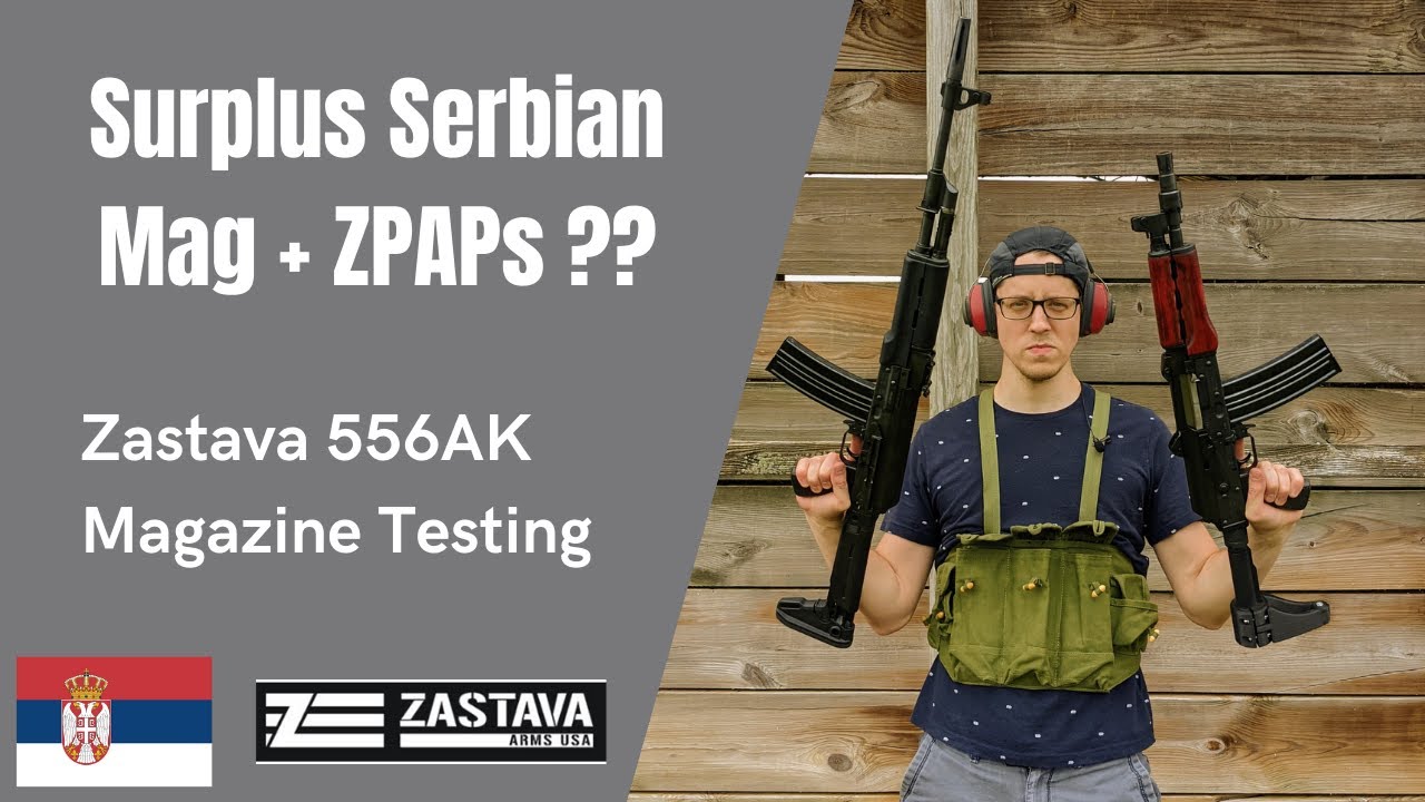Surplus Serbian Steel 556AK Mag in ZPAPs - Zastava ZPAP 556 AK Magazine ...