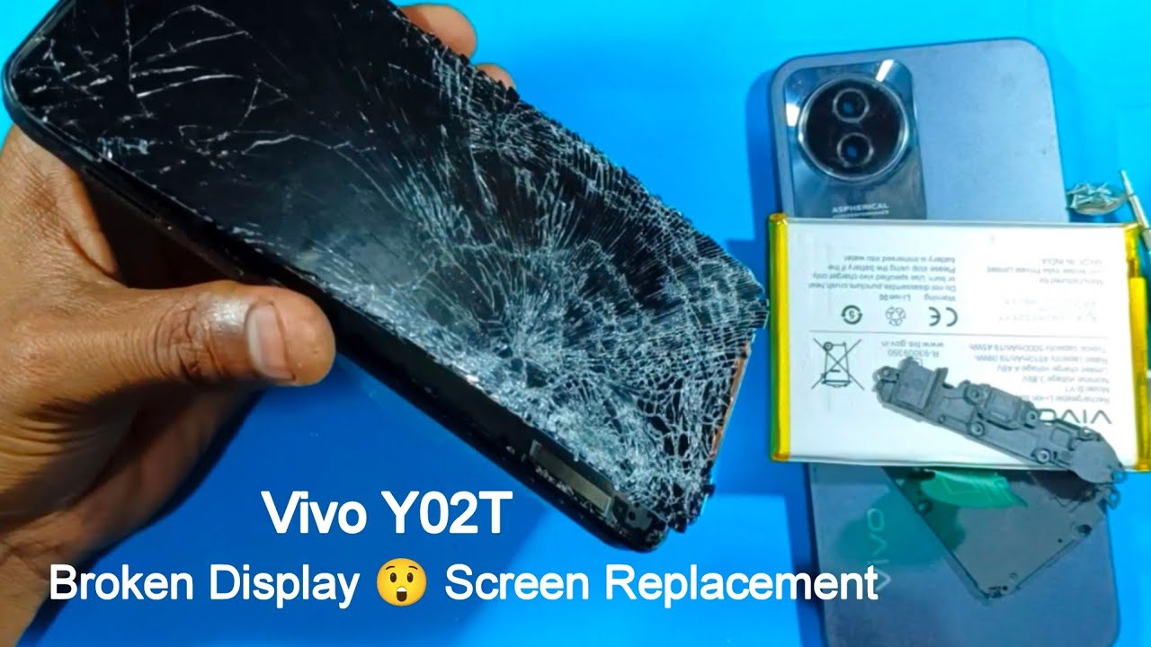 Vivo Y02T Broken Screen Replacement | Mobile Display Restoration | How ...