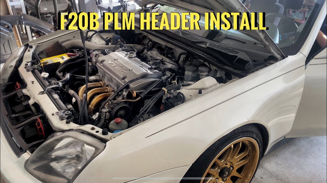 Installing PLM Headers on my F20B Prelude - YouTube