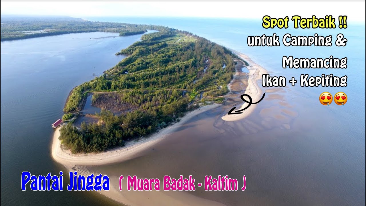 Camping di PANTAI JINGGA Muara Badak , Kaltim 😍🥰 - YouTube