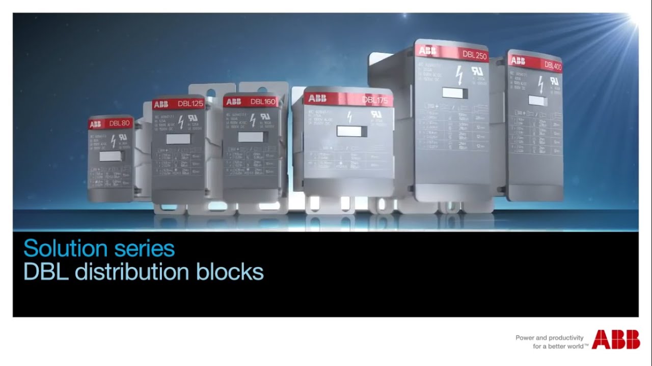 Blocos de Distribuição ABB - DBL - YouTube