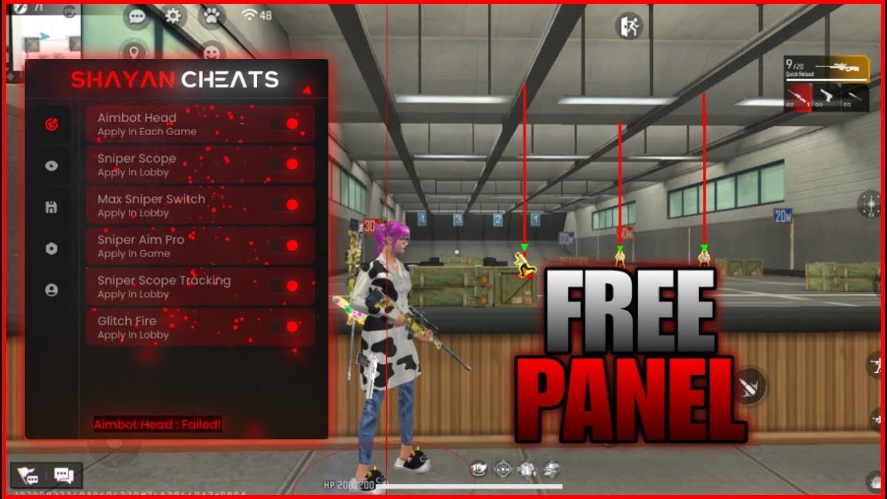FREE PANEL PC GRATIS OB46 WALLHACK | AIMBOT | FREE FIRE PC PANEL | ANTI ...