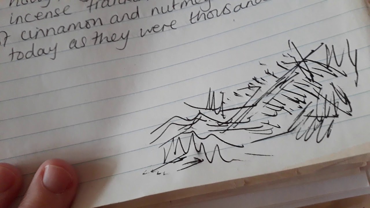 20 year old book of shadows notes and printouts and ideas and rough ...