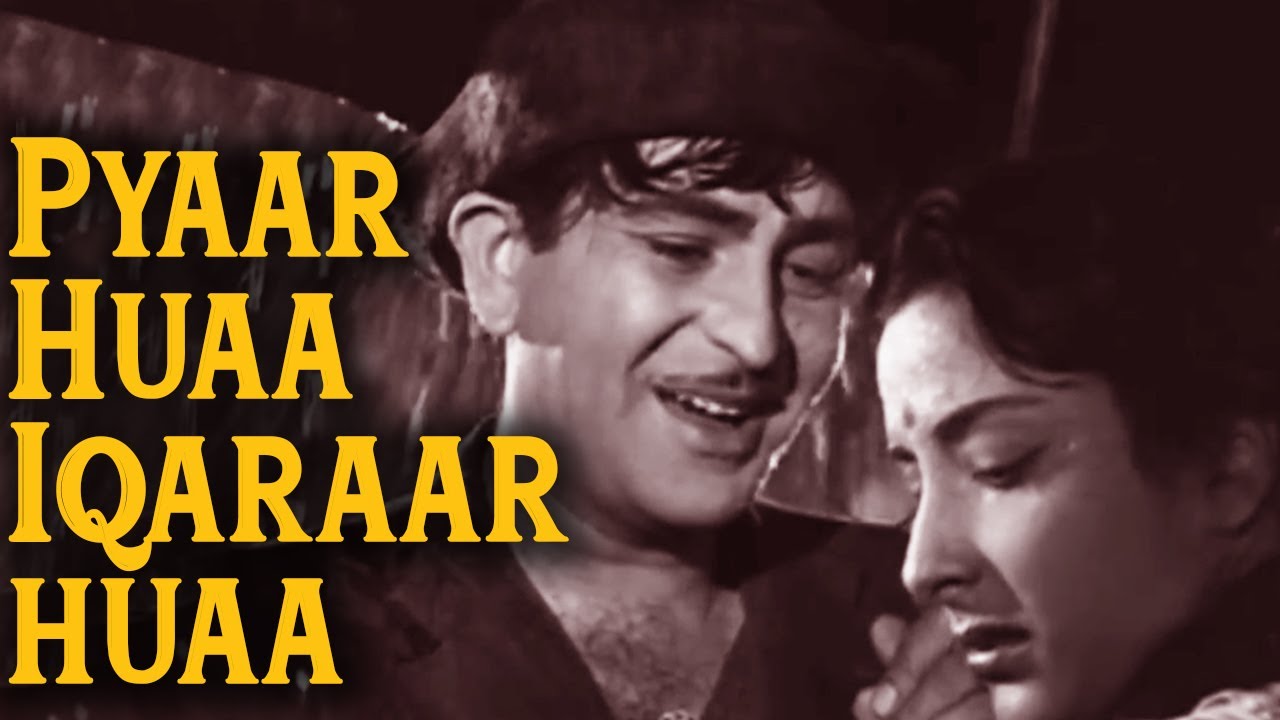 Pyar Hua Ikraar Hua | Raj Kapoor | Nargis | Shree 420 (1955 ...