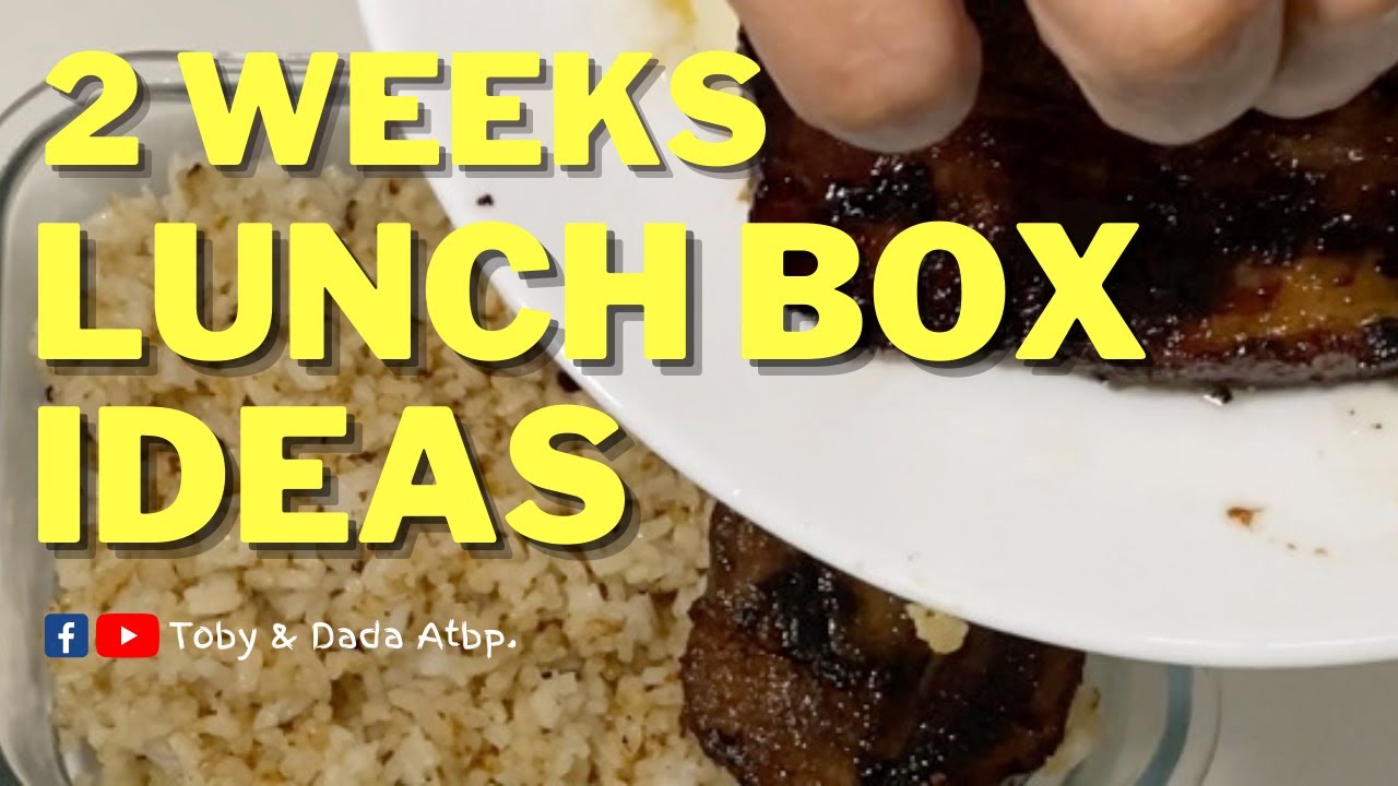 LUNCH IDEAS | PINOY LUNCH IDEAS | PAMBAON - YouTube
