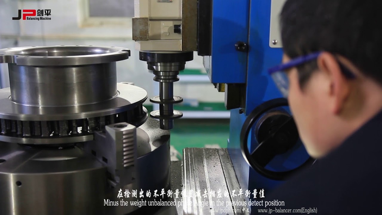 Semi-automatic Brake Disc Milling Balancing Machine PHLD-35H - YouTube