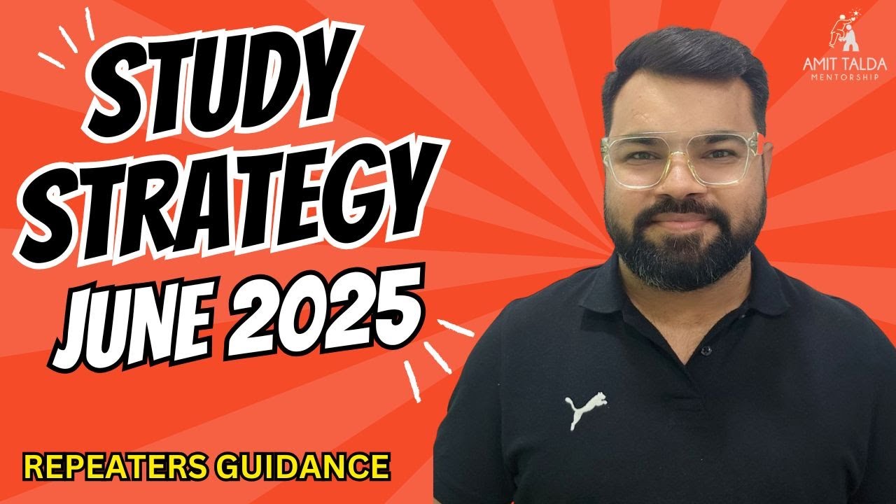 BEST STUDY STRATEGY FOR JUNE 2025 | REPEATERS | EXECUTIVE & PROFESSIONAL - YouTube