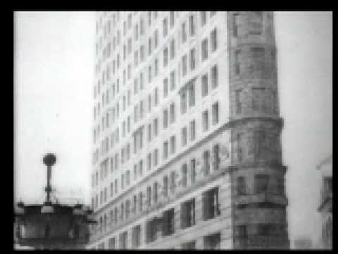 Panorama of Fuller (Flatiron) Building, New York City 1902 - YouTube