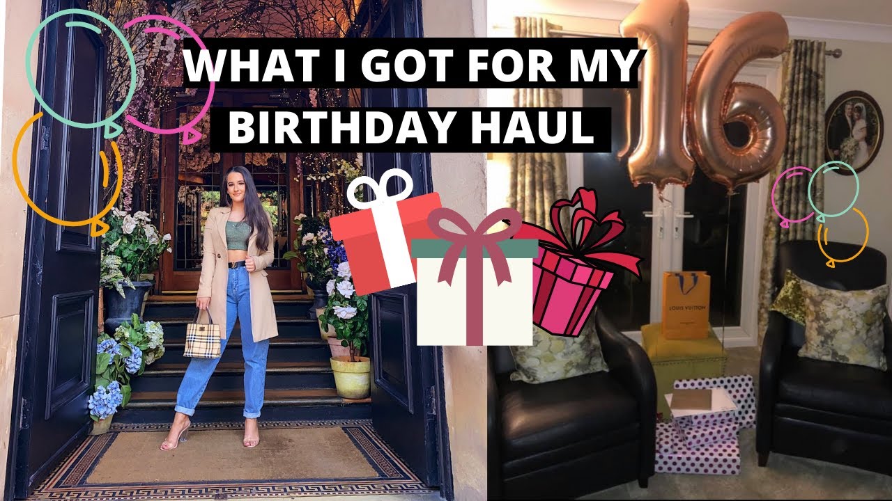 WHAT I GOT FOR MY BIRTHDAY HAUL / UNBOXING - YouTube