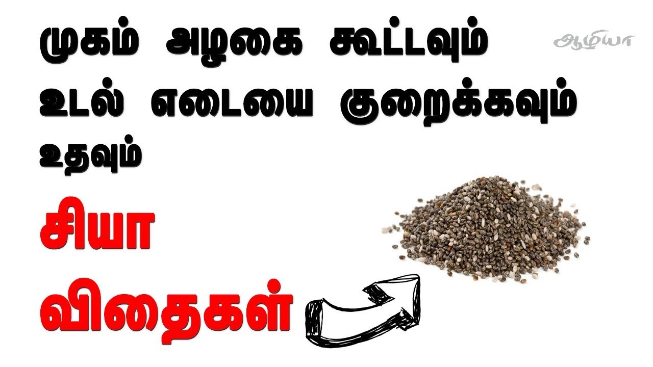 Chia Seeds In Tamil Chia Seeds YouTube