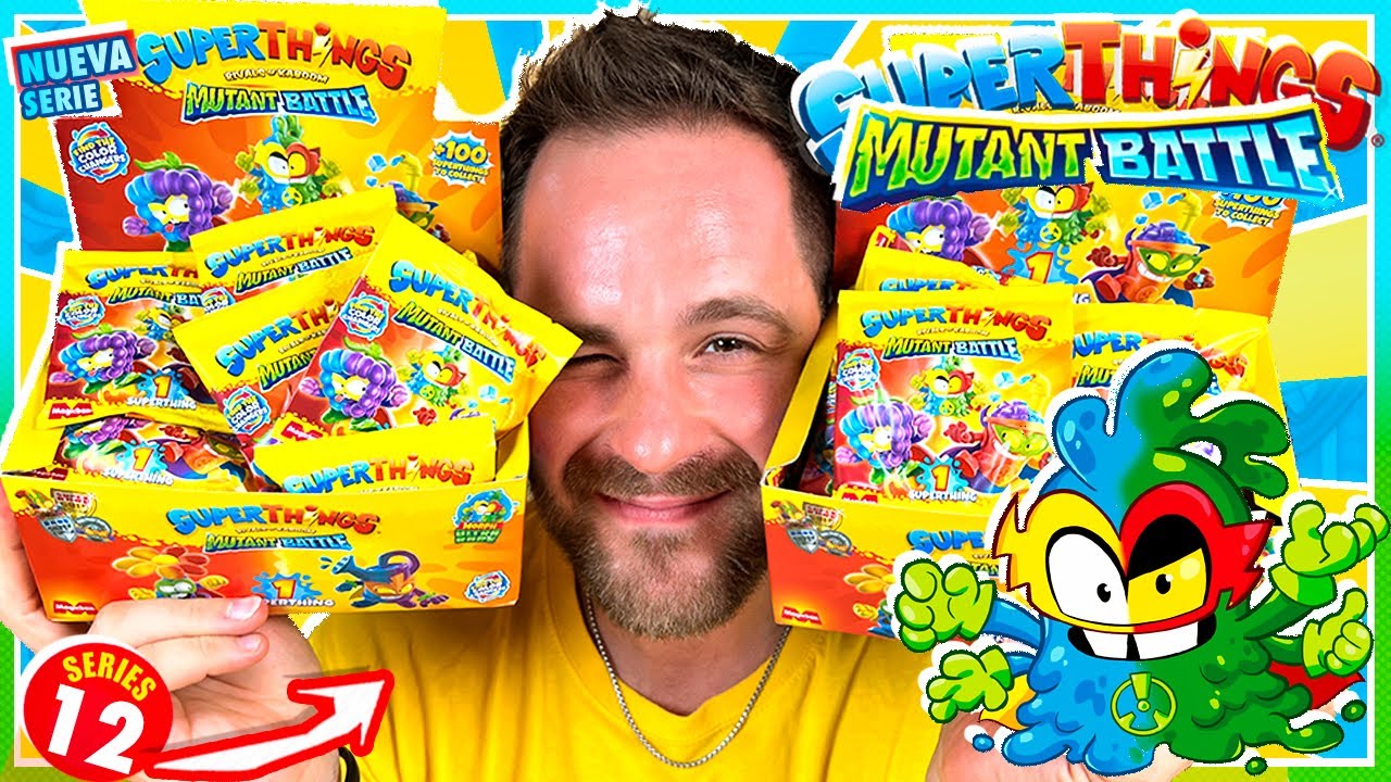SuperThings Mutant Battle UNBOXING 2 CAJAS CON 50 SOBRES Series 12 en ...