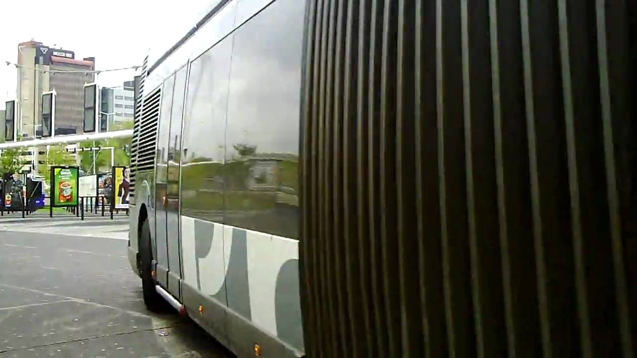 Hermes VDL APTS Phileas (1204) vertrekt van Station Eindhoven - YouTube