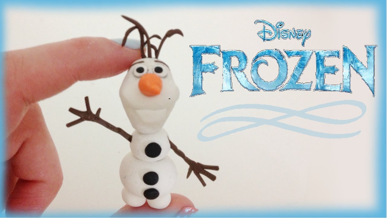 Disney Frozen Olaf Polymer Clay Tutorial - YouTube