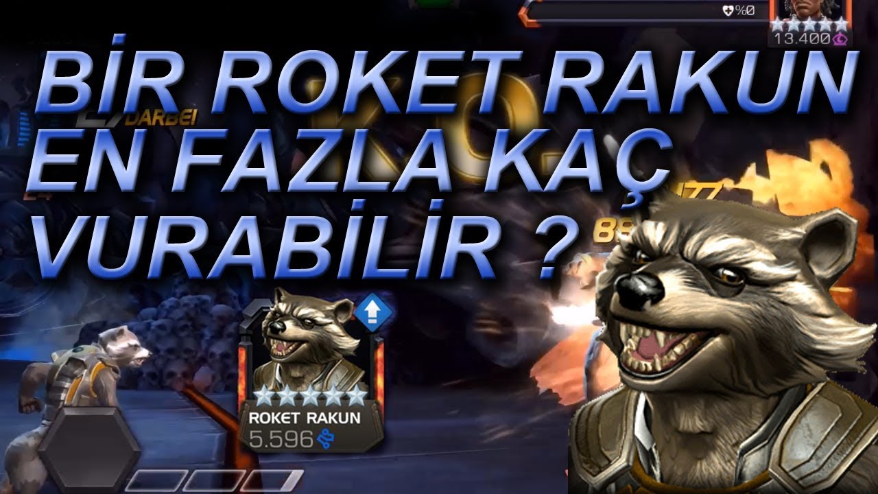 ROCKET RAKUN HIGH DAMAGE ? - MCOC - MARVEL CONTEST OF CHAMPIONS - YouTube