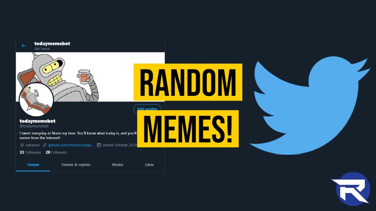 [How To] I Made a Twitter Bot that Tweets Random Memes! - YouTube