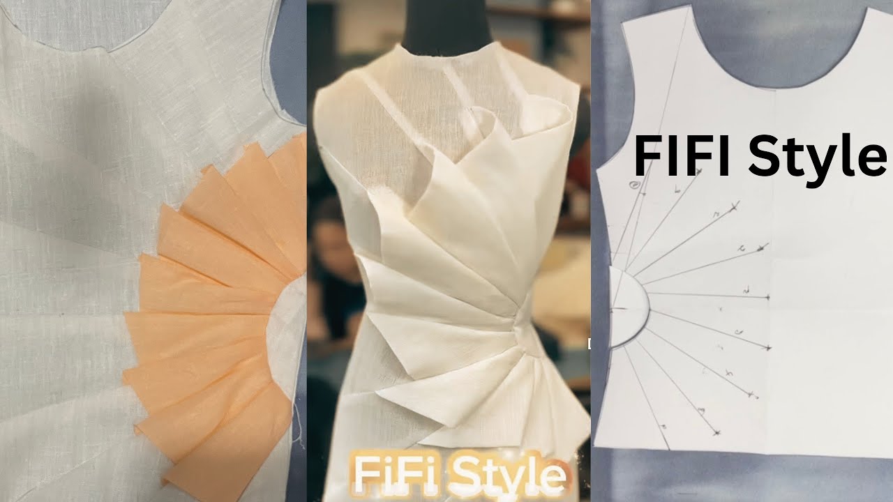 FIFI STYLE dress design and pattern making Tutourial for beginner # ...