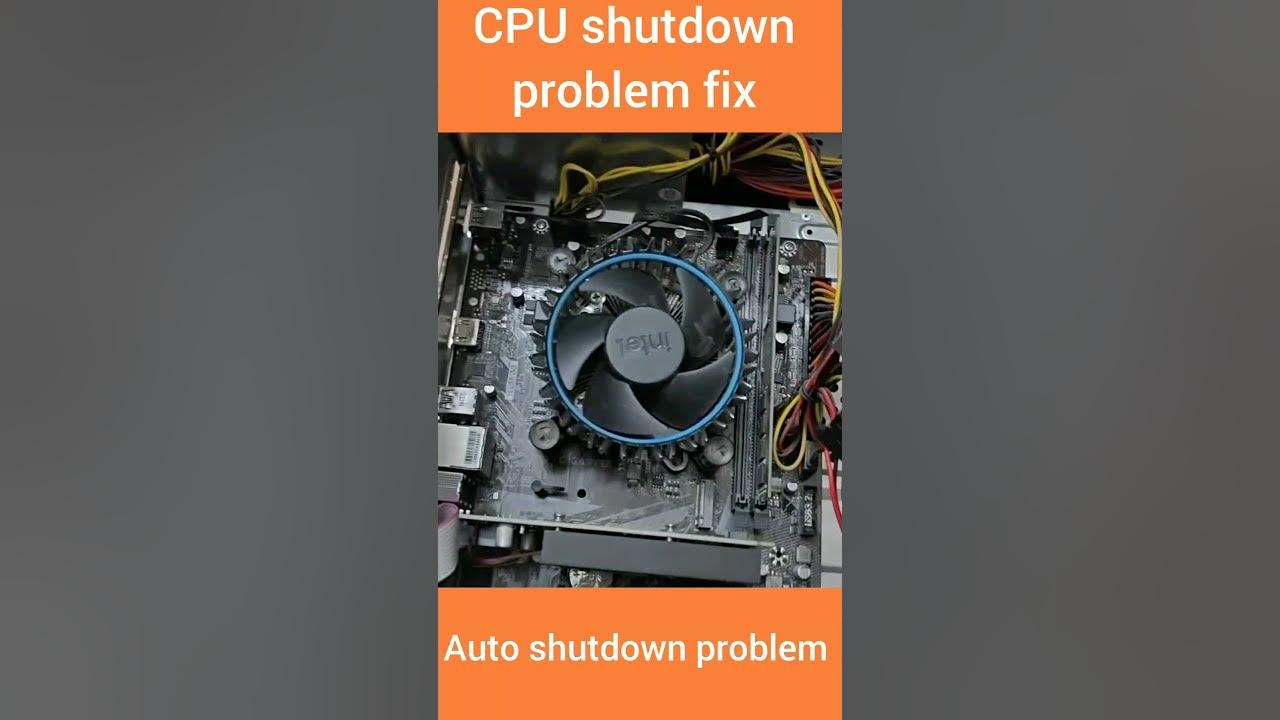 Computer Automatic Shutdown Problem #computer #computerrepair - YouTube