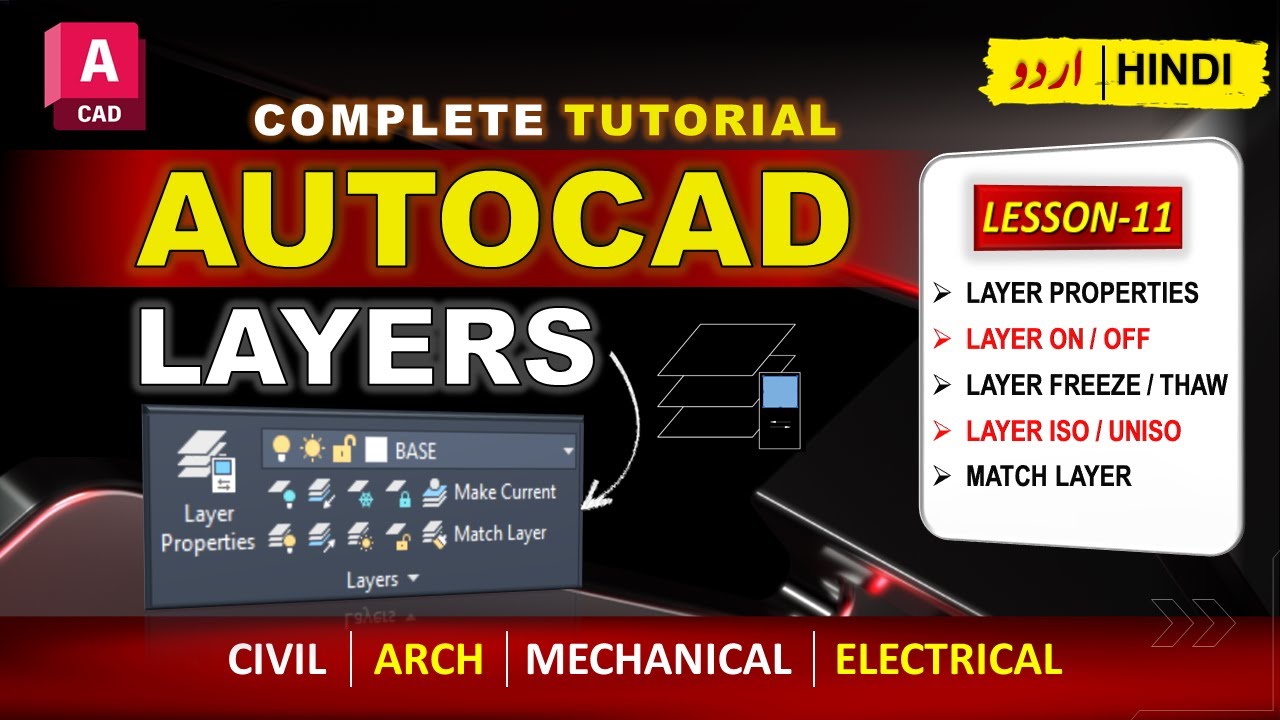 AutoCAD Layers | Layers in AutoCAD #autocad #layer #architecture ...