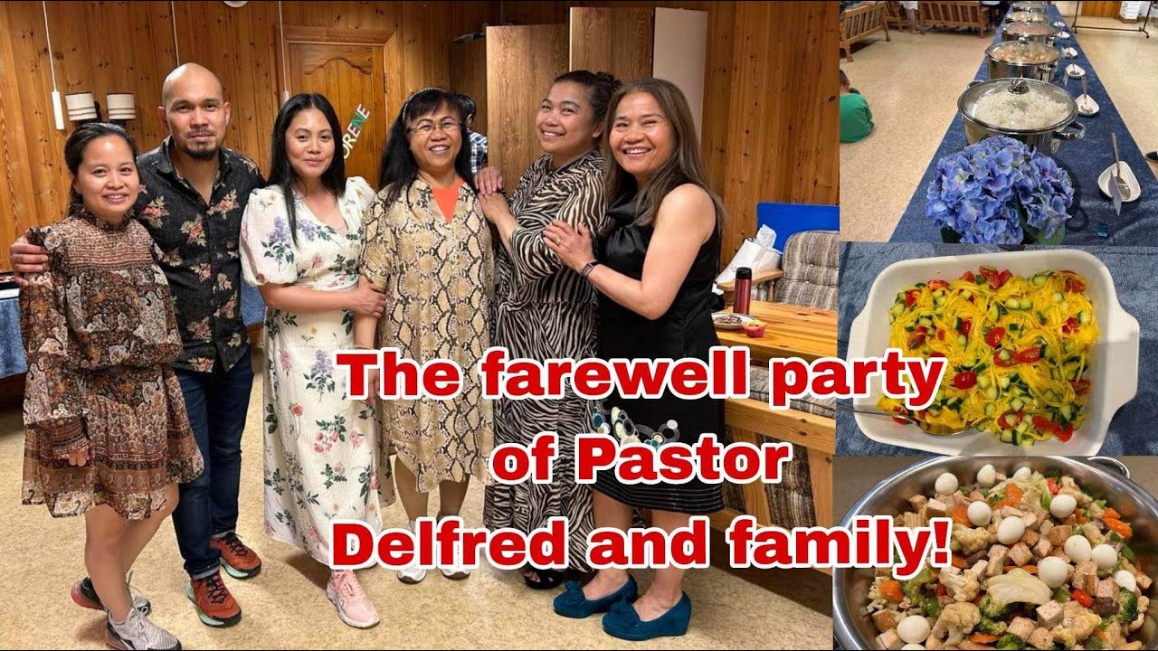 Hello guy’s sharing with you the Farewell party of Pastor Delfred and ...